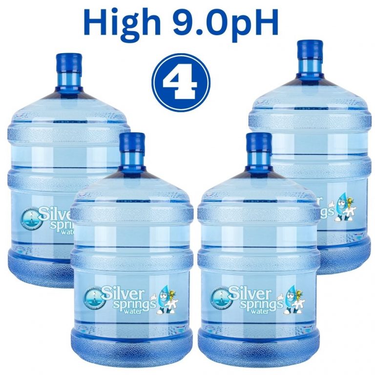 Alkaline Water 5-Gallon 4 Pack - Silver Springs Bottled Water Delivery ...